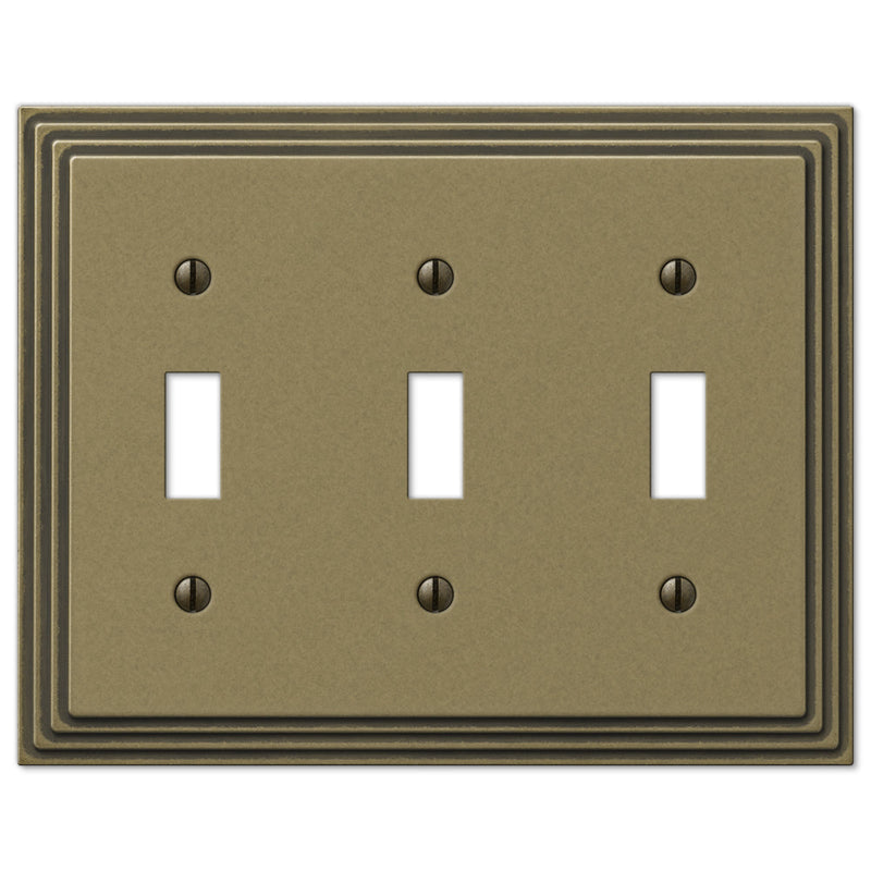 Steps - Rustic Brass – Amerelle Wallplates