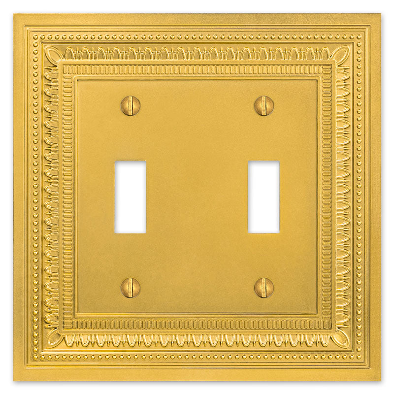 Filigree Border - Satin Gold – Amerelle Wallplates