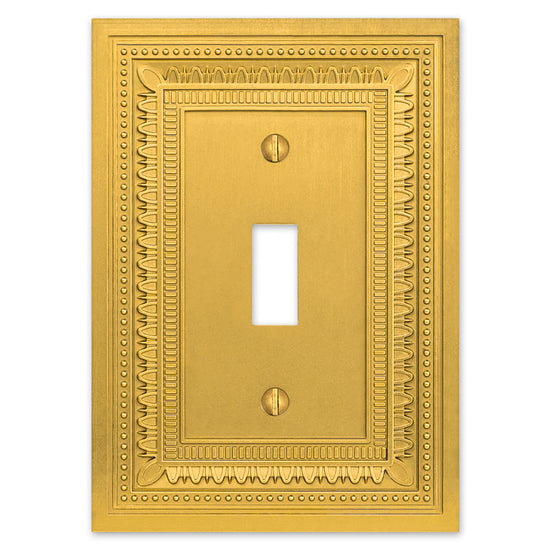 Filigree Border - Satin Gold – Amerelle Wallplates