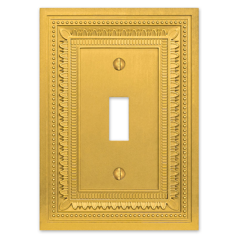 Filigree Border - Satin Gold – Amerelle Wallplates